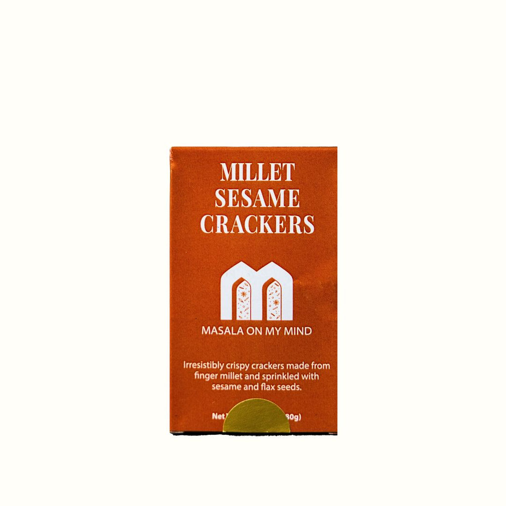 Millet Sesame Crackers – Masala On My Mind Store